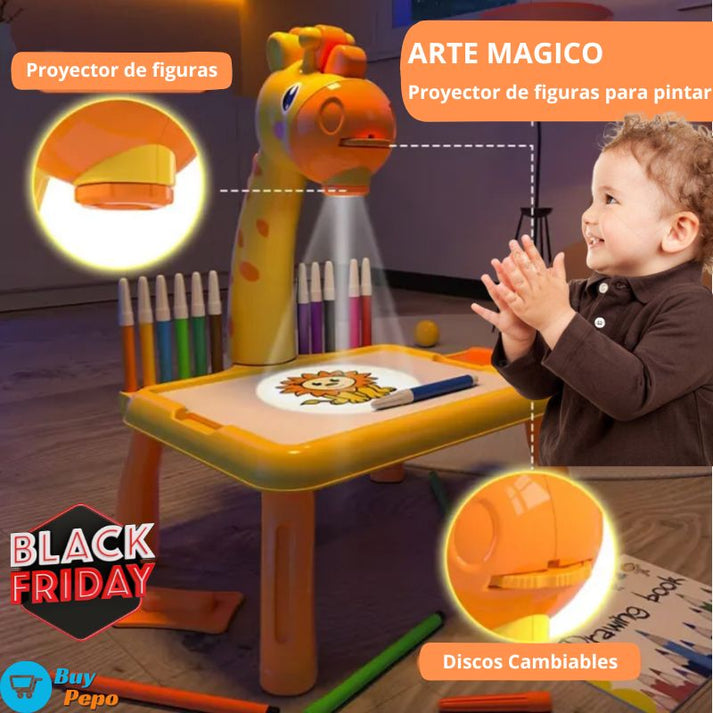 🎨 ARTE MÁGICO® - Proyector de figuras para pintar 🖍️ – BuyPepo